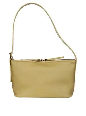 A.p.c. Vera Shoulder Bag Grained Leather And Smooth Leather - Beige