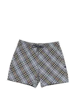 Burberry Plaid Swim Shorts - Waveblue