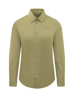 Burberry Essential Shirt With Decorative Buttons And Classic Collar