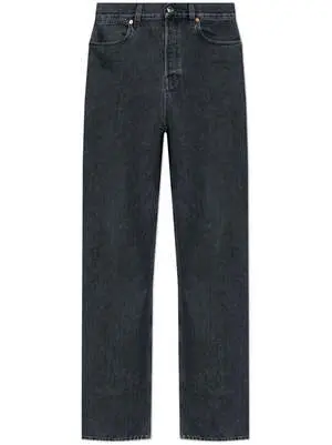 Gucci Wide Leg Denim Pants - Charcoal