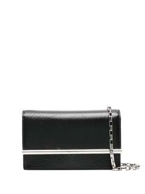 Alexander McQueen Rose & Snake Knuckle Clutch In Patent Leather