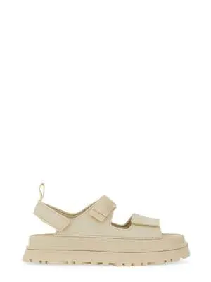 UGG UGG Mini Sandal With 5 Cm Rubber Sole Beige