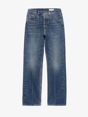 Alexander McQueen Straight Leg Jeans - Bluewashed