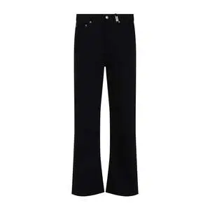 Alexander McQueen Classic Straight Leg Pants For - Black