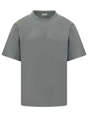 Burberry Short Sleeve Logo T-shirt - Forecast Grey