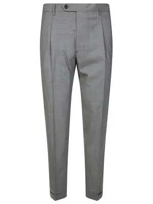 BERWICH Relaxed Fit Trousers For Ss26 - Grigio
