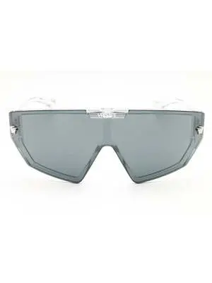 Versace Versace Shield Sunglasses Transparent Brown