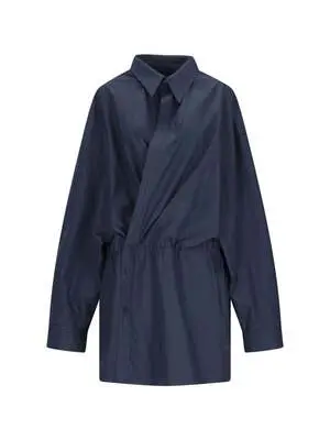 Balenciaga Shirt Dress" Cotton Mini Dress
