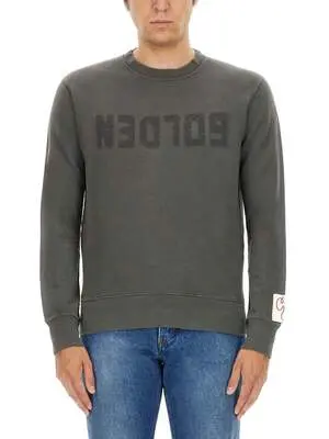 GOLDEN GOOSE Cotton Jersey Sweatshirt With Logo