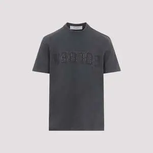 GOLDEN GOOSE T-shirt With Distressed Treatment - Grey