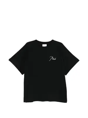 Rhude Classic Raglan Tee For - Blackwhite