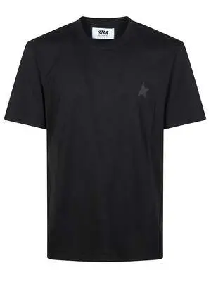 GOLDEN GOOSE Star Print Crew Neck T-shirt - Nero