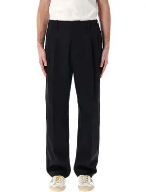 GOLDEN GOOSE Loose-fit Tailored Trousers Size - Nero