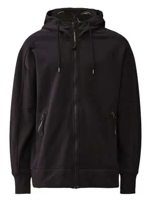 C.P. COMPANY Goggle Hood Sweatshirt - Blue