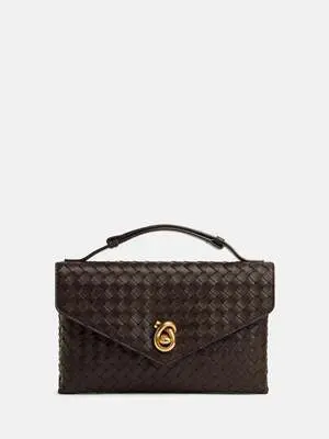 Bottega Veneta Mini Elegant Satchel With Adjustable Strap Height 16 Cm
