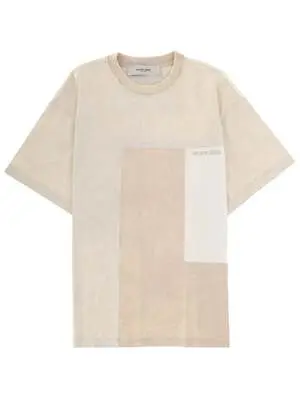 GOLDEN GOOSE Oversized Patchwork Graphic Crewneck T-shirt