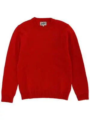 MC2 SAINT BARTH Wool-blend Crewneck Sweater - Red