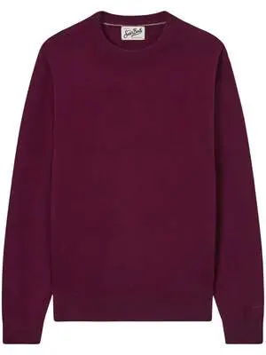 MC2 SAINT BARTH Wool-blend Crewneck Sweater - Violet