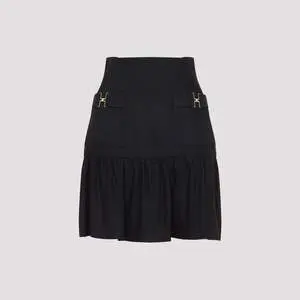 Elisabetta Franchi Front-pockets Ruffled Mini Skirt