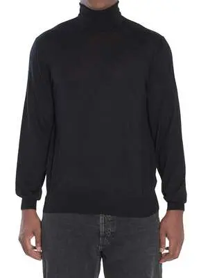 Saint Laurent Wool Turtleneck Sweater - Black