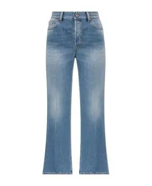 Gucci GUCCI Cropped Flare Jeans With Logo Label Denim