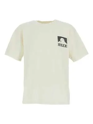 Rhude Moonlight Paintck Mini Tee For - Vintblwhit