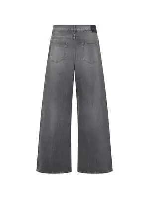 GOLDEN GOOSE Vintage Iron Wash Paint-rocker Jeans