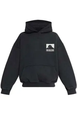Rhude Moonlight Paintck Mini Hoodie - Vintwhitbl