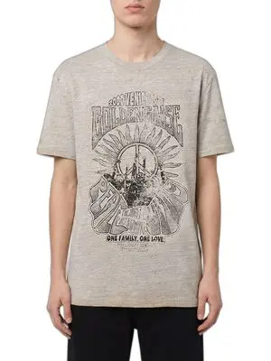 GOLDEN GOOSE Vintage Inspired T-shirt - Greymelagn