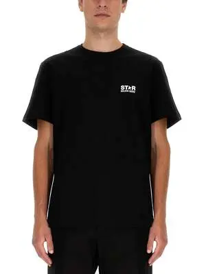 GOLDEN GOOSE Stylish Logo T-shirt For