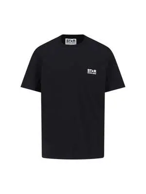 GOLDEN GOOSE Stylish Logo T-shirt For