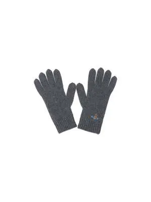 VIVIENNE WESTWOOD Cashmere Knit Gloves - Grey