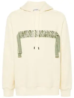 LANVIN Hoodie With Graphic Detail - Quartz