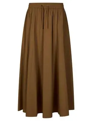 Herno Mini Lightweight Nylon Stretch Skirt - Beige