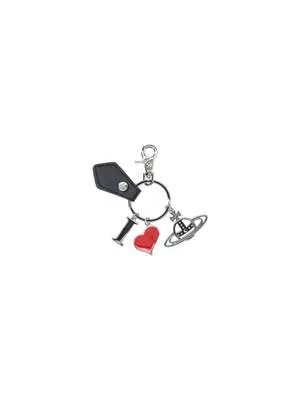 VIVIENNE WESTWOOD Mini Orb Love Keychain - Black
