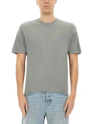 Saint Laurent Logo T-shirt Size - Grey