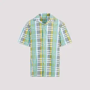 LANVIN Checked Cotton Shirt - Multicolour