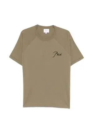 Rhude Classic Ragthen T-shirt - Mossgreenb