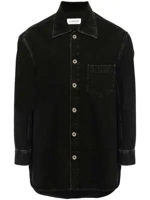 LANVIN Classic Straight Overshirt For - Black