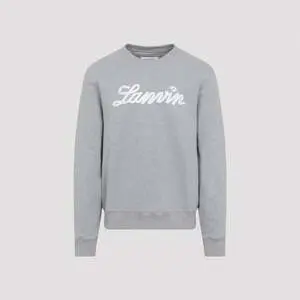 LANVIN Ribbon Sweatshirt In Heathered Fleece