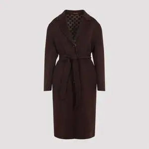 Gucci Double Breasted Peacoat - Brown