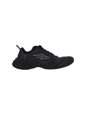 Balenciaga Monday" Lace-up Sneakers - Black