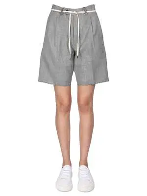 Aspesi Flannel Bermuda Shorts - Grey