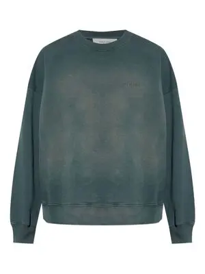 GOLDEN GOOSE Faded Effect Cotton Sweatshirt - Black