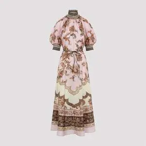 Zimmermann Billow Silk Maxi Dress - Multicolour