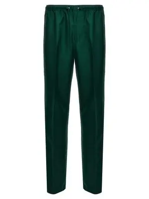LANVIN Premium Track Painting Pants - Forest