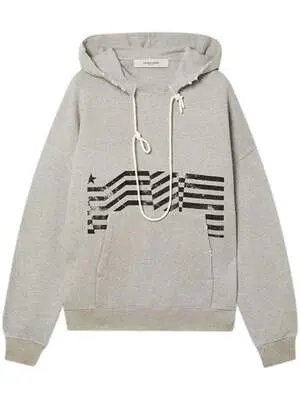 GOLDEN GOOSE Graphic Print Drawstring Hoodie
