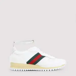 Gucci Nora Leather Sneakers - White