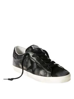 GOLDEN GOOSE Star Glitter Heel Sneaker For - Nero