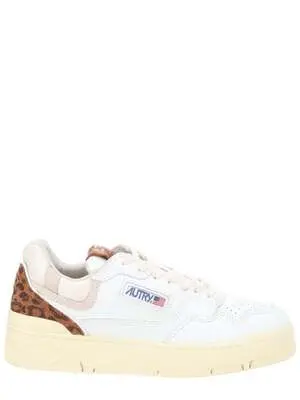 AUTRY Mesh And Leather Low Top Sneakers - Multicolour